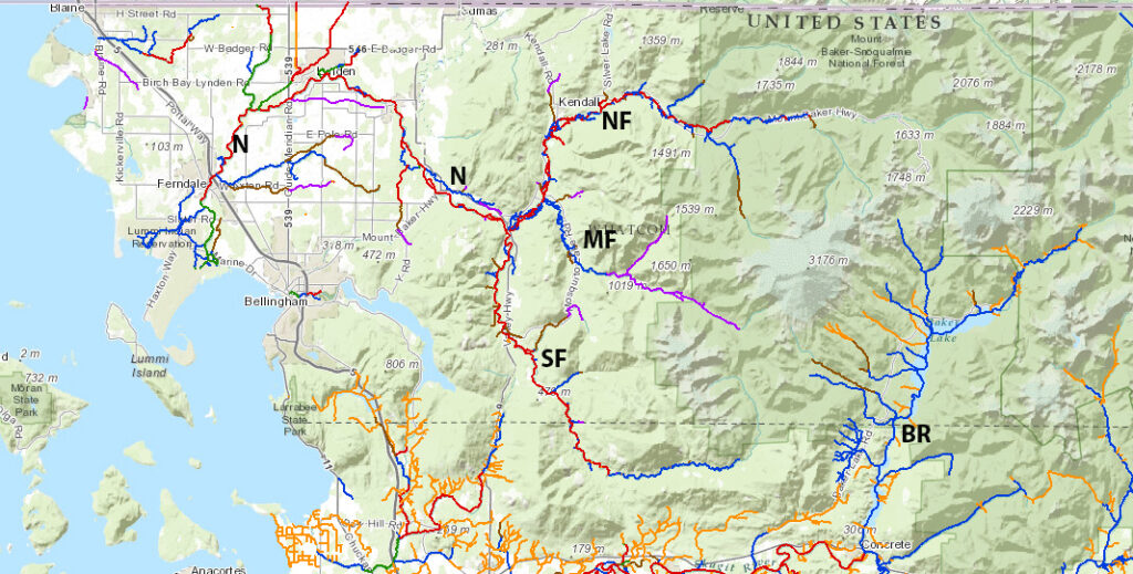 Nooksack River – North Cascade Glacier Climate Project