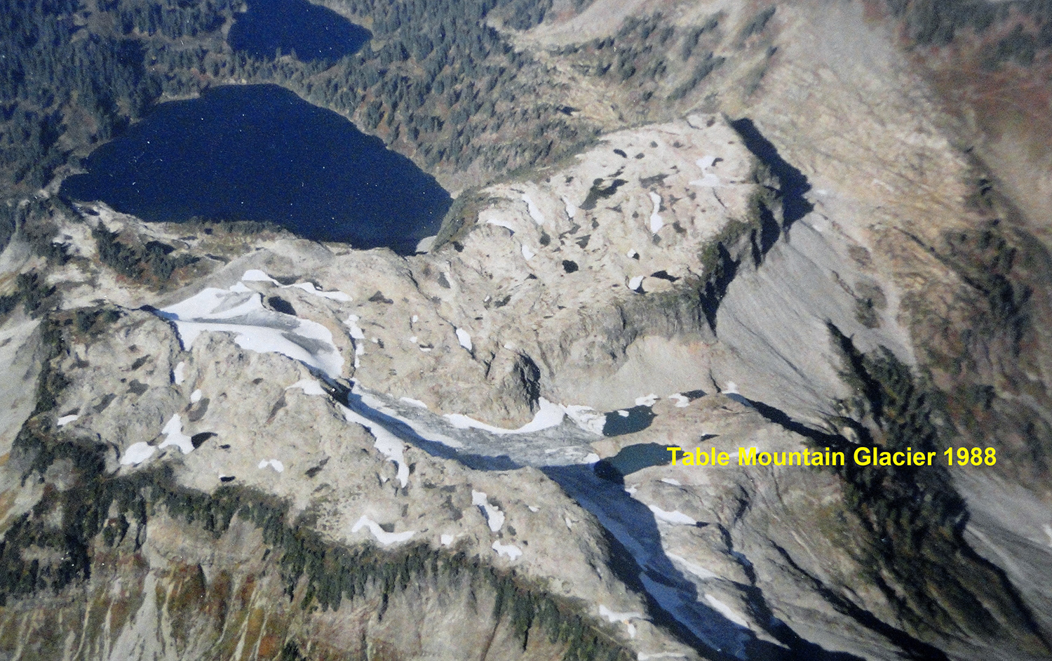 A Landscape of Glacier lost this Century: Artists Point to Camp Kiser ...